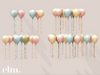 Second Life Marketplace - Elm. Brisa Balloons//Overhead Floaters [Spring]